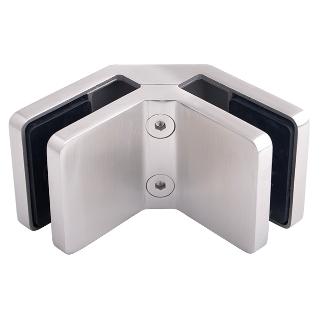 Stainless Steel Heavy Duty Glass To Glass 90 Degree Corner Clamp