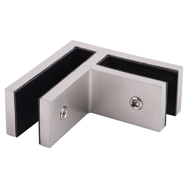 Stainless Steel Glass to Glass 90 Degree Corner Clamp